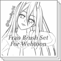 프란 드로잉 브러쉬 세트 - CLIP STUDIO ASSETS