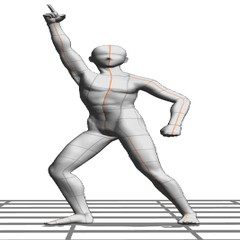 Subaru's Victory Pose - CLIP STUDIO ASSETS