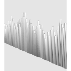 Random-Lengthed Fences (stackable) - CLIP STUDIO ASSETS