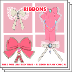 (FREE FOR LIMITED TIME) RIBBONS - CLIP STUDIO ASSETS