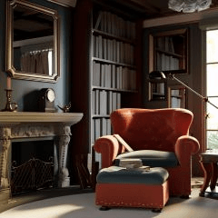 3D Reading Room - CLIP STUDIO ASSETS