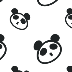 Panda Pattern 2-4 - CLIP STUDIO ASSETS