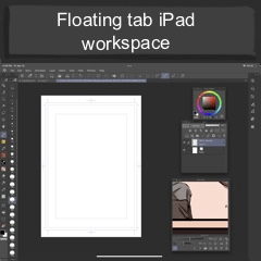 Floating tools workspace (Large IPad) - CLIP STUDIO ASSETS