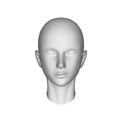 Adult male villain head - CLIP STUDIO ASSETS