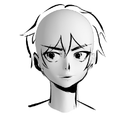 hama' anime head - CLIP STUDIO ASSETS