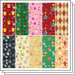 Wrapping Pattern Set - CLIP STUDIO ASSETS