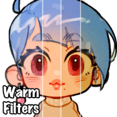 Warm Filters + Static - CLIP STUDIO ASSETS