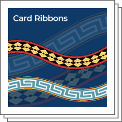 Card Ribbons - CLIP STUDIO ASSETS