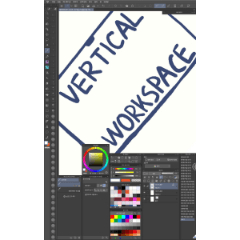 Vertical Workspace - CLIP STUDIO ASSETS