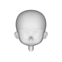 Mini-character head 20 - CLIP STUDIO ASSETS