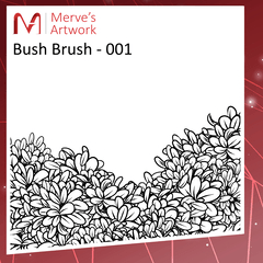 Bush Brush - 001 - CLIP STUDIO ASSETS