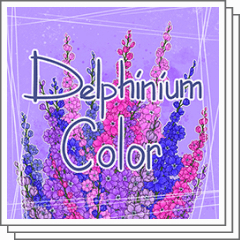 Delphinium Color - CLIP STUDIO ASSETS