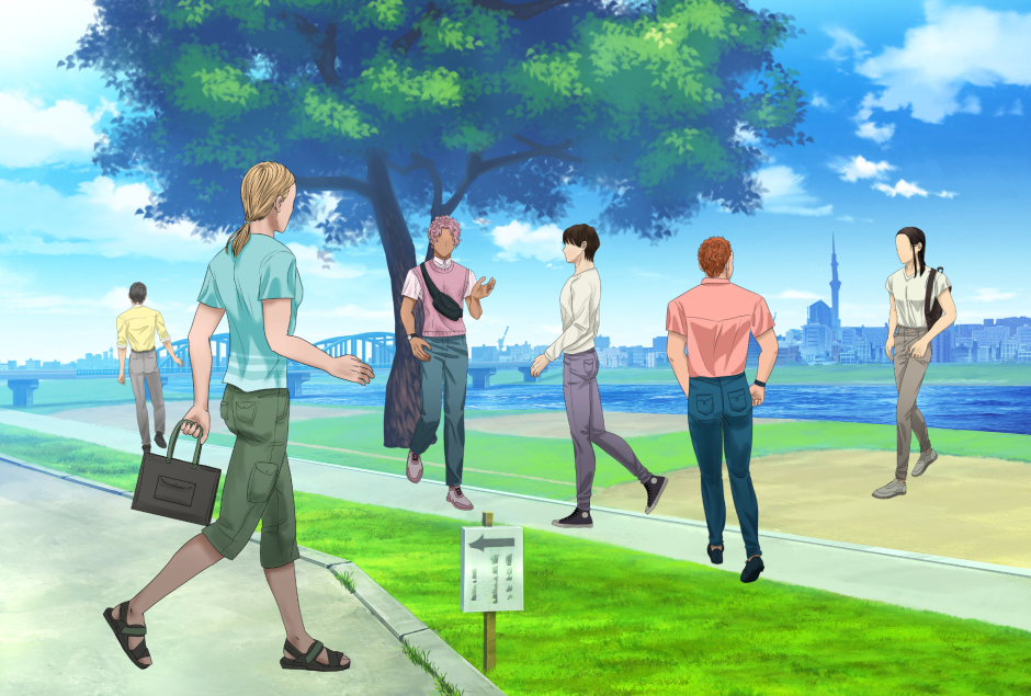 Men Crowd Brush - CLIP STUDIO ASSETS