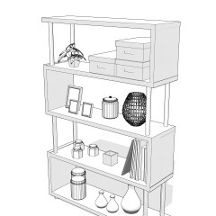S-shaped rack - CLIP STUDIO ASSETS