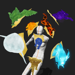 Magical Spirits Summon Paper - CLIP STUDIO ASSETS