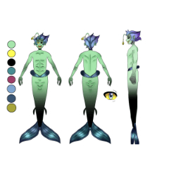 Image-reference triton/merman OC - CLIP STUDIO ASSETS