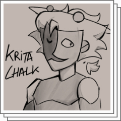 Krita 粉筆刷 - CLIP STUDIO ASSETS