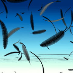 Feather particles - CLIP STUDIO ASSETS