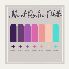 Vibrant Rainbow Palette - CLIP STUDIO ASSETS