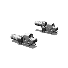 Eo-tech and Magnifier on riser - CLIP STUDIO ASSETS