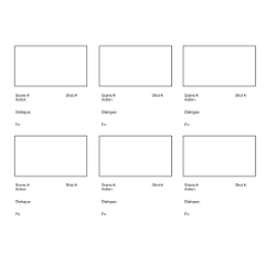 Storyboard template - CLIP STUDIO ASSETS