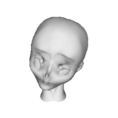 Blend Workout Head Model 191 - CLIP STUDIO ASSETS
