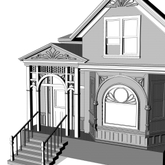House in California - CLIP STUDIO ASSETS