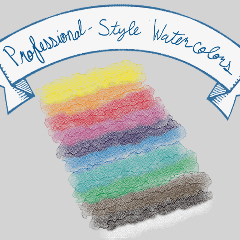Professional-Style Watercolors - CLIP STUDIO ASSETS