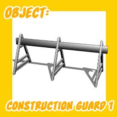 Object - Construction Guard 1 - CLIP STUDIO ASSETS