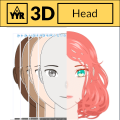 YYR 3D Head Andy - CLIP STUDIO ASSETS