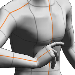 Male pose: lookout - CLIP STUDIO ASSETS