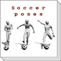 Goal poses - CLIP STUDIO ASSETS