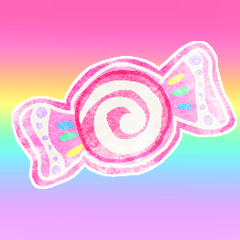 Cute Pink Candy 02 Watercolor Hand Drawn decoration Brush - CLIP STUDIO ...