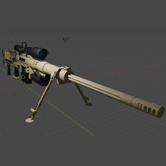 Cheyenne Tactical M200 Intervention - CLIP STUDIO ASSETS