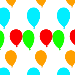 balloons patterns - CLIP STUDIO ASSETS