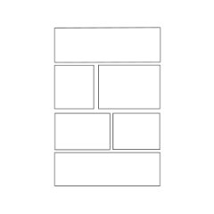 6 Panel Frame - CLIP STUDIO ASSETS