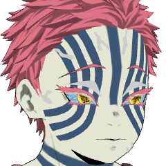 Akaza 参 Demon slayer kimetsu no yaiba - CLIP STUDIO ASSETS