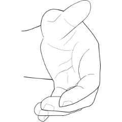 Handshake line art - CLIP STUDIO ASSETS