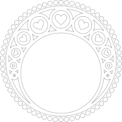 Heart + Halo Ruler - CLIP STUDIO ASSETS