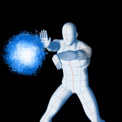 Fireball Casting pose - CLIP STUDIO ASSETS