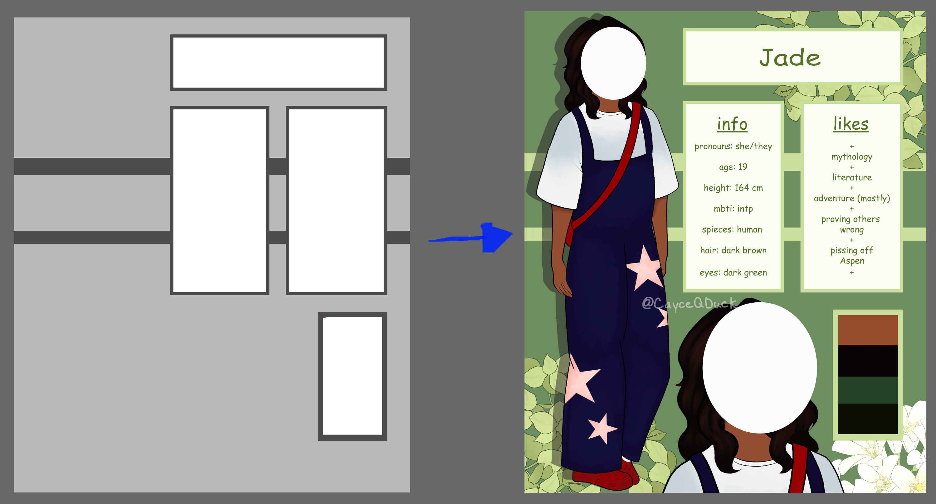 OC範本 - CLIP STUDIO ASSETS