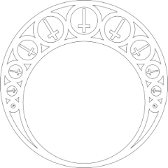 Cross Halo Ruler - CLIP STUDIO ASSETS