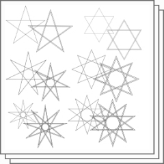 A lot of stars - CLIP STUDIO ASSETS