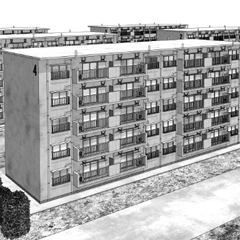 団地 - CLIP STUDIO ASSETS