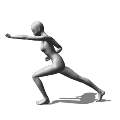 Punching Pose - CLIP STUDIO ASSETS