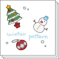 winter pattern - CLIP STUDIO ASSETS