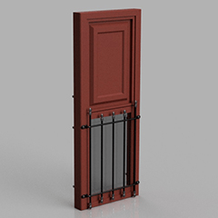 엔 틱 고급 수직 창 - CLIP STUDIO ASSETS