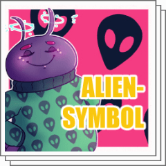Alien Symbol - CLIP STUDIO ASSETS
