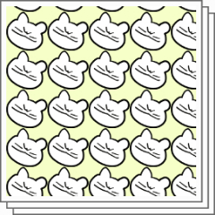 Stupid cat pattern - CLIP STUDIO ASSETS