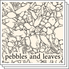 Pebble and Leaves Lines - CLIP STUDIO ASSETS